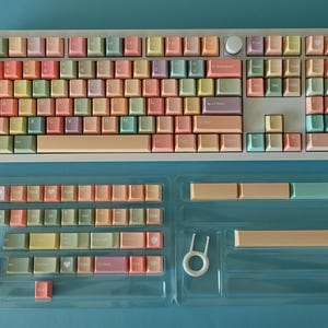 Rainbow Heart Gradient Keycap Set: Cherry Profile, PBT - Etsy