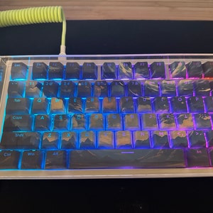 Acrylic Case Dust Cover for Mechanical Keyboards: 60-108 Keycaps - Etsy