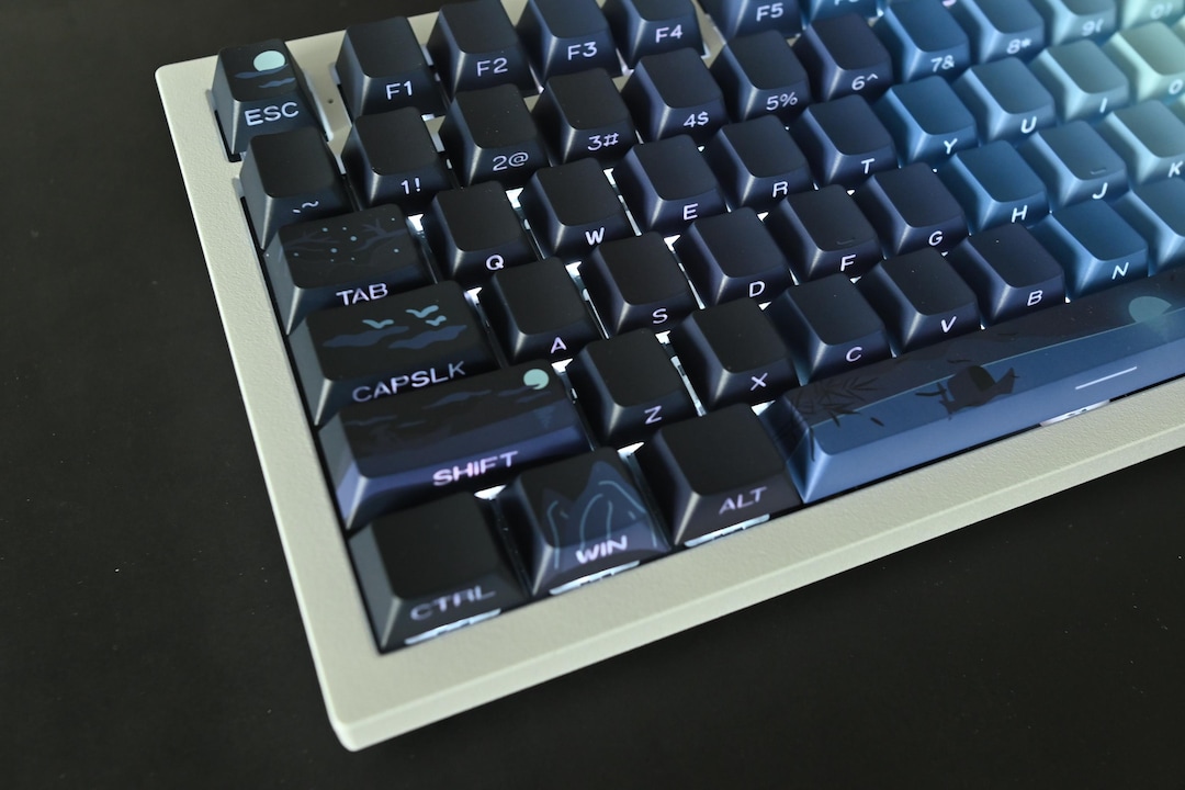 Blue Night Sky Backlit Keycap Set: Cherry Profile, PBT - Etsy