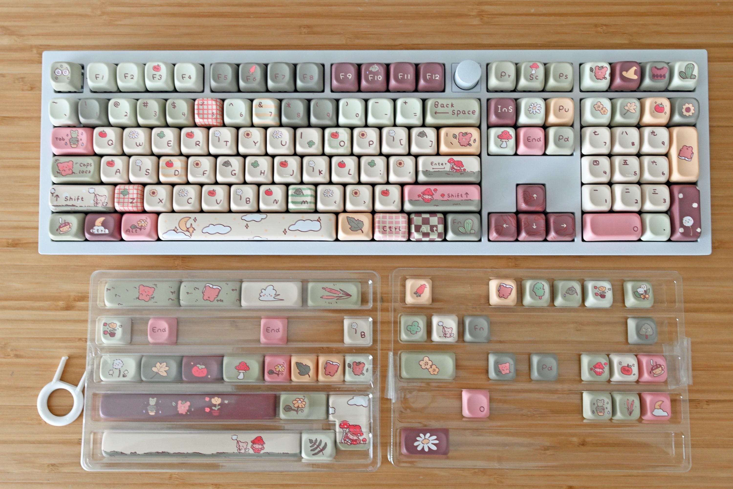Mushroom Forest Keycap Set: Cherry or MOA Profile, PBT - Etsy