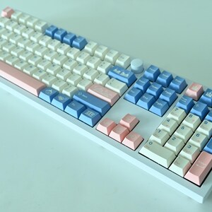 Cute Fun Amusement Theme Park Keycap Set for Mechanical Keyboard | 125 ...