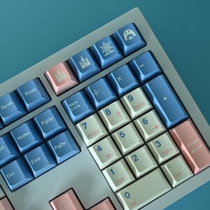 Cute Fun Amusement Theme Park Keycap Set for Mechanical Keyboard | 125 ...