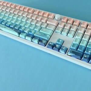 Aqua Dream Deep Ocean Theme Keycap Set: Cherry Profile, PBT - Etsy