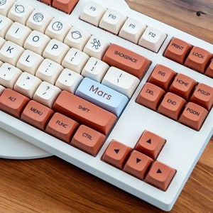 Mars Colony Planet Theme Keycap Set for Mechanical Keyboard 121 Keys ...