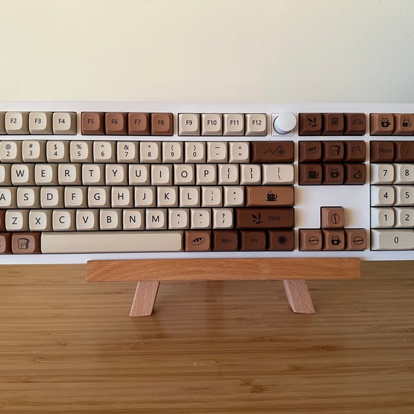 Coffee Themed Keyboard - Etsy