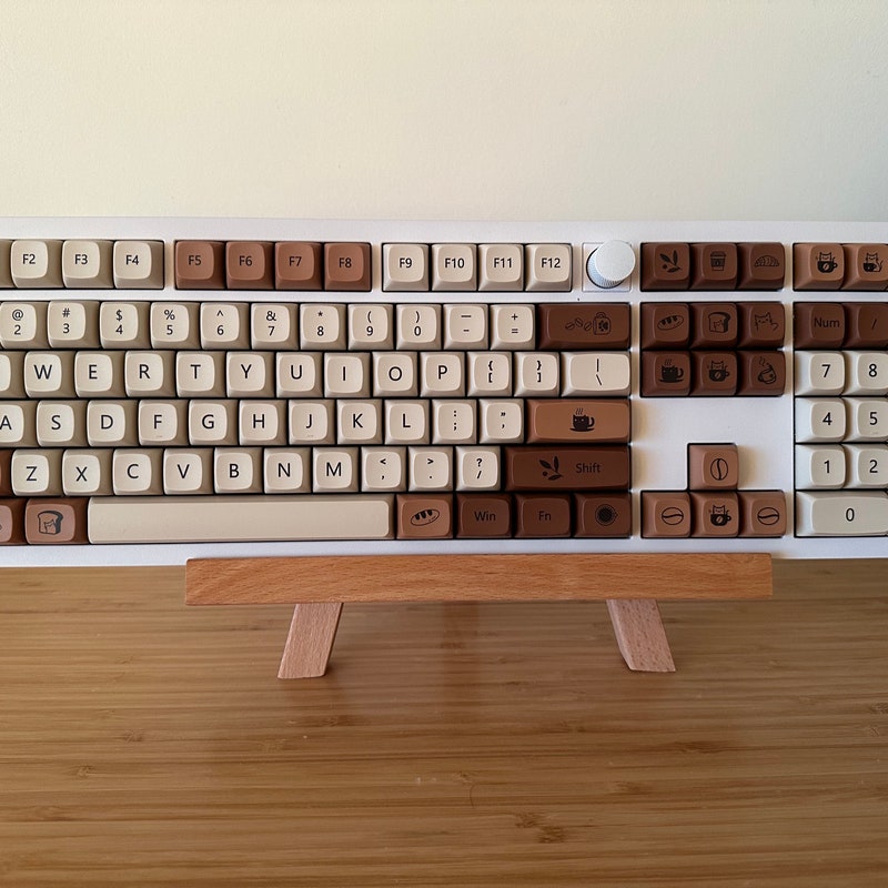 Coffee Themed Keyboard - Etsy