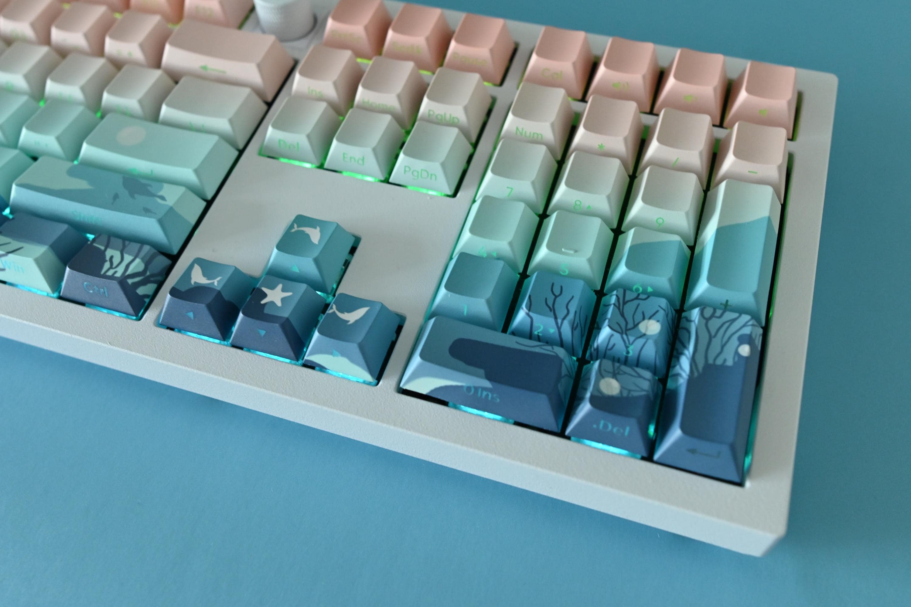 Aqua Dream Deep Ocean Theme Keycap Set: Cherry Profile, PBT - Etsy