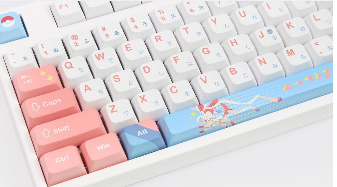 Adorable Sylveon Fairy Theme Keycap Set for Mechanical - Etsy UK
