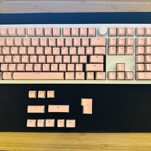 Backlit Translucent Pink Pudding Theme Keycap Set for Mechanical ...