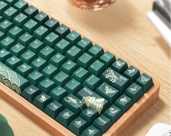 Custom Minimalist Bamboo Green Forest Theme Keycap Set MX - Etsy UK
