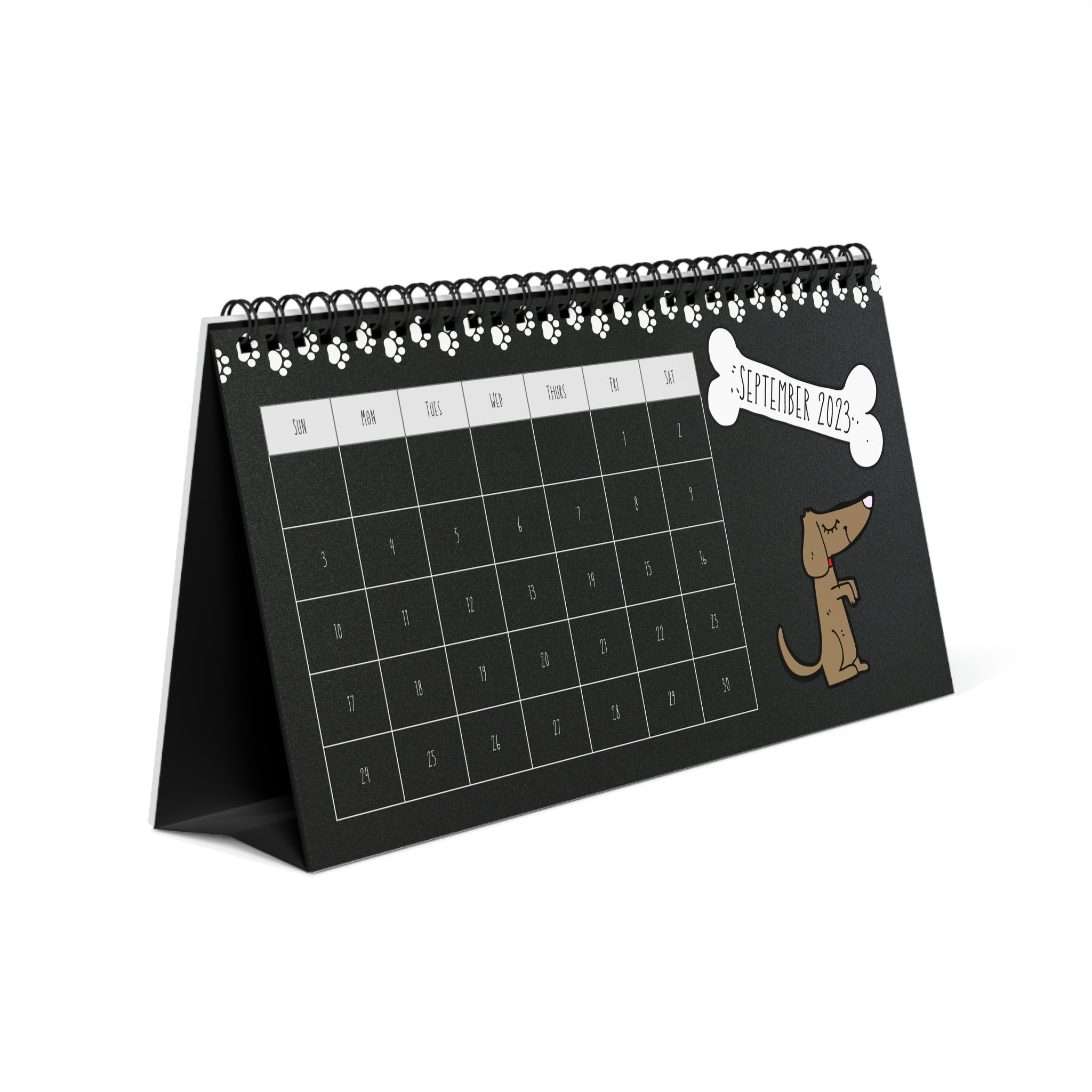 Paw-some Pals 2023 Desktop Calendar 10x5 Inches Dog Calendar - Etsy
