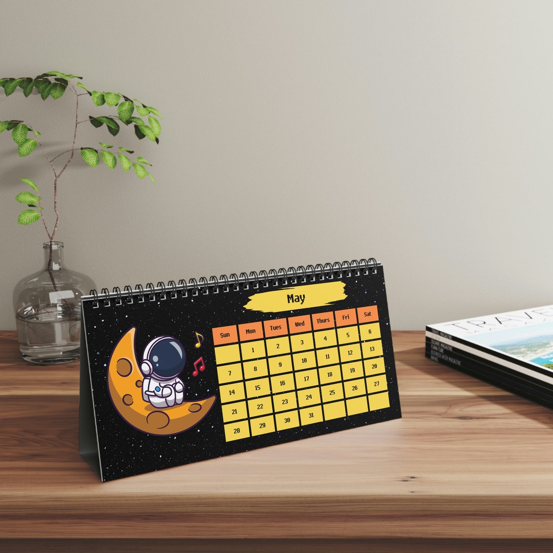 Explore the Universe With Our Personalized Space Desktop Calendar 10x5 ...