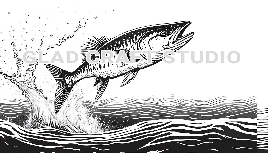 Fish Jumping PNG/ SVG/ PNG With Transparent Background, Download Files ...