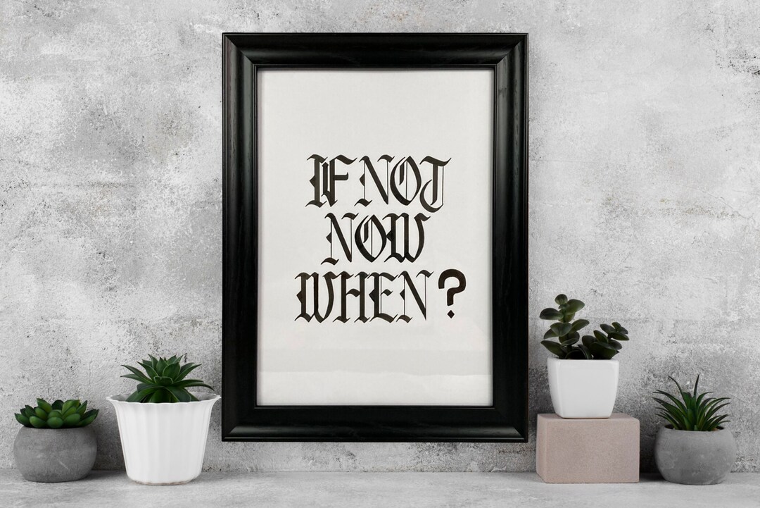 Calligraphy Wall Artcalligraphy Framed Arthome - Etsy