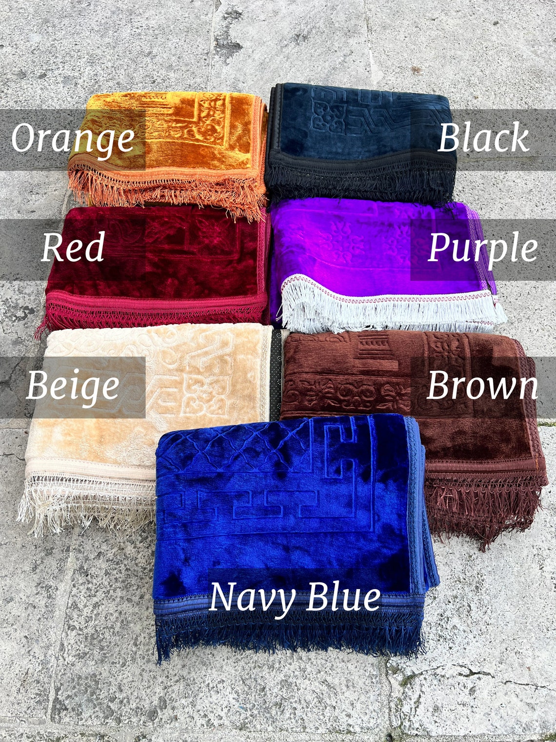 Red Prayer Matthick Plush Prayer Rug Quran Tasbeeh - Etsy