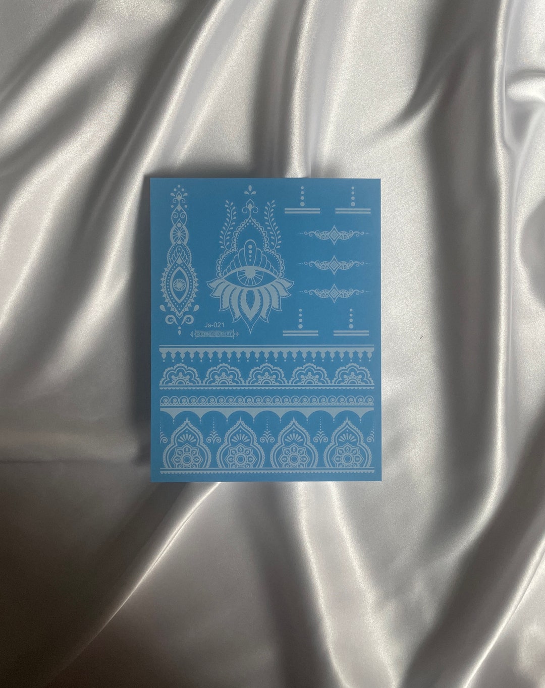 Temporary Henna Tattoo Sticker - Sameera - Etsy