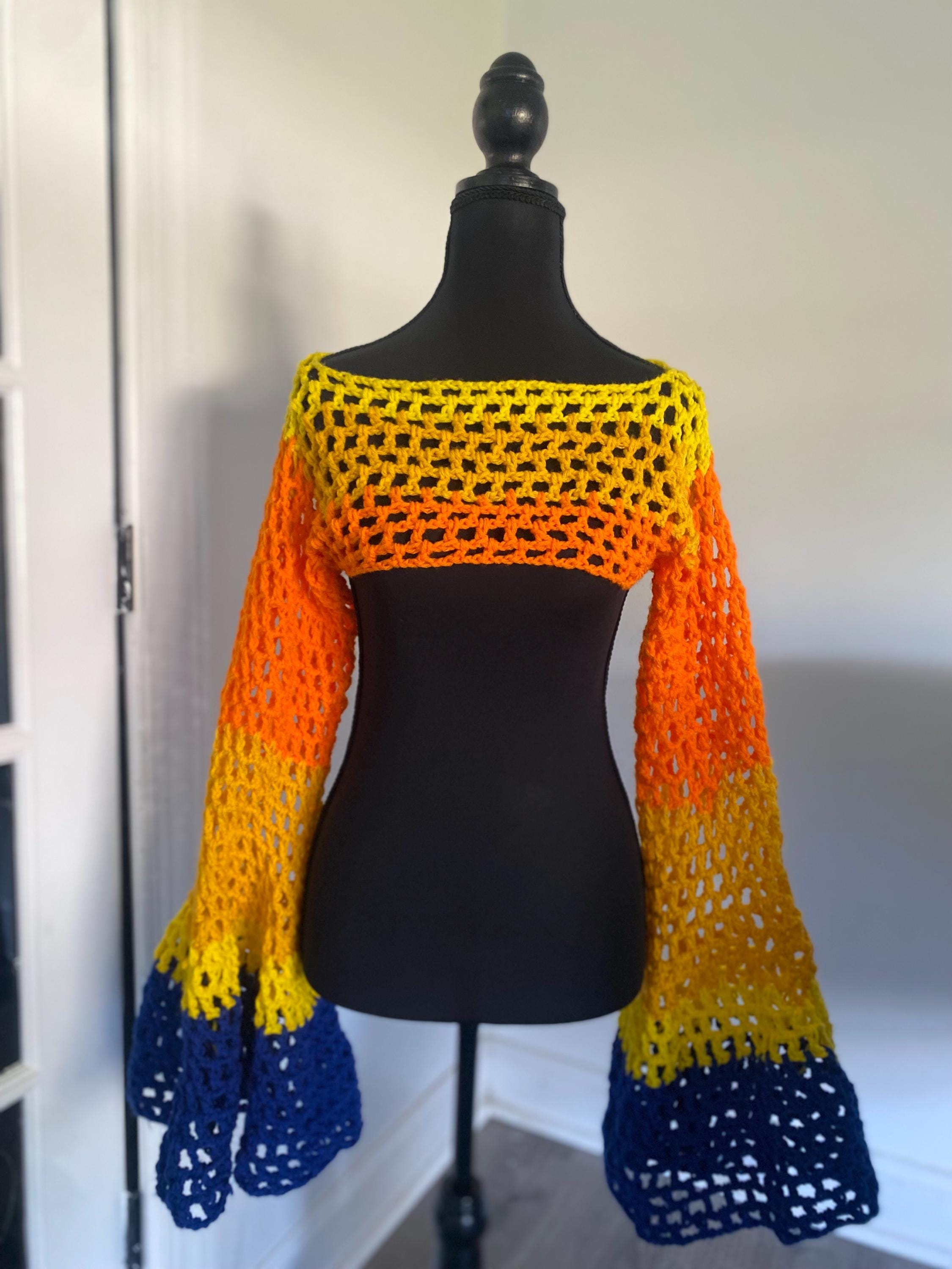 Naruto Inspired Crochet Shrug and Ruffle Hat - Etsy