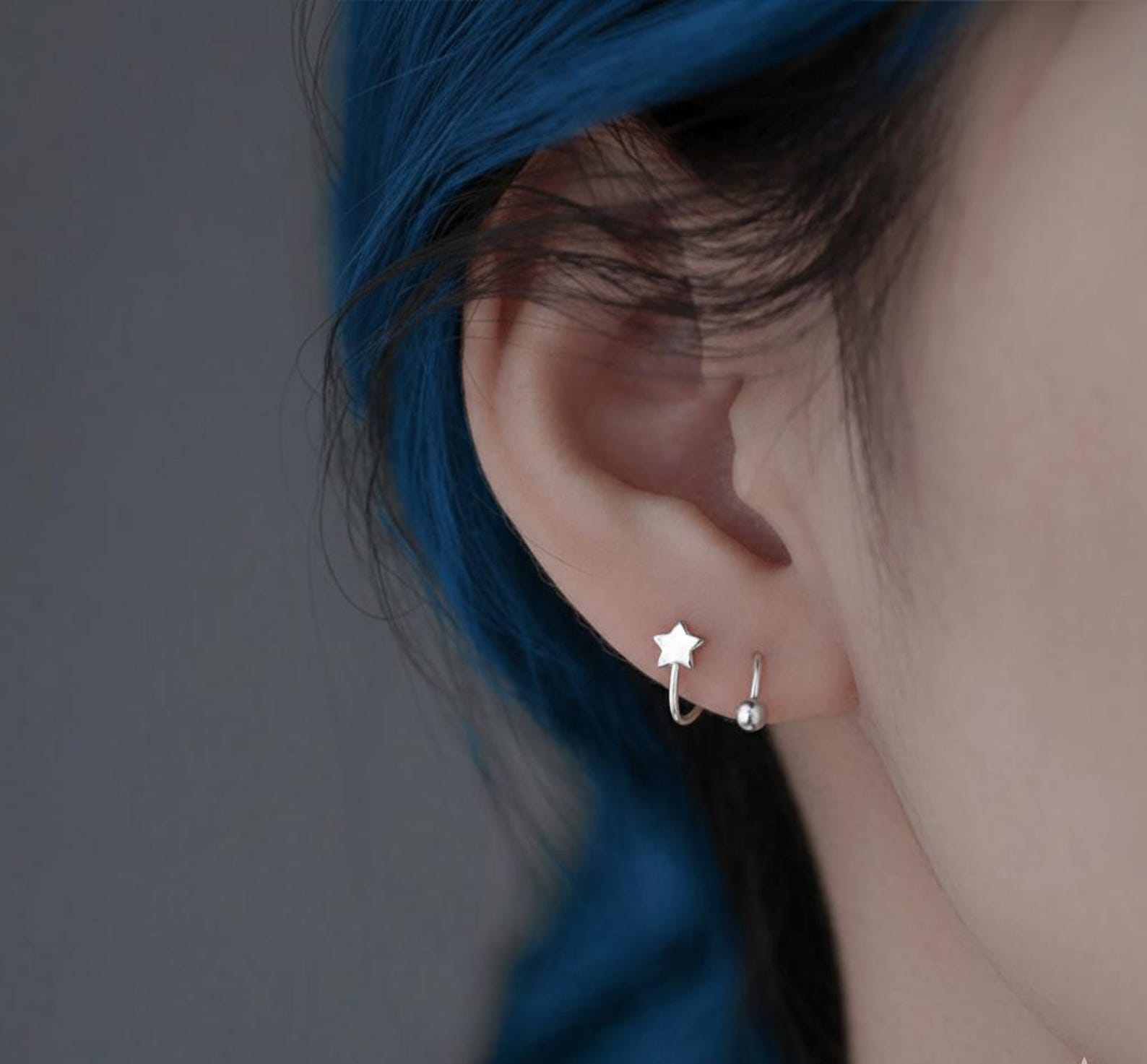 Silver Hoop Twist Earrings,sterling Silver Spiral Wrap Around Earrings ...