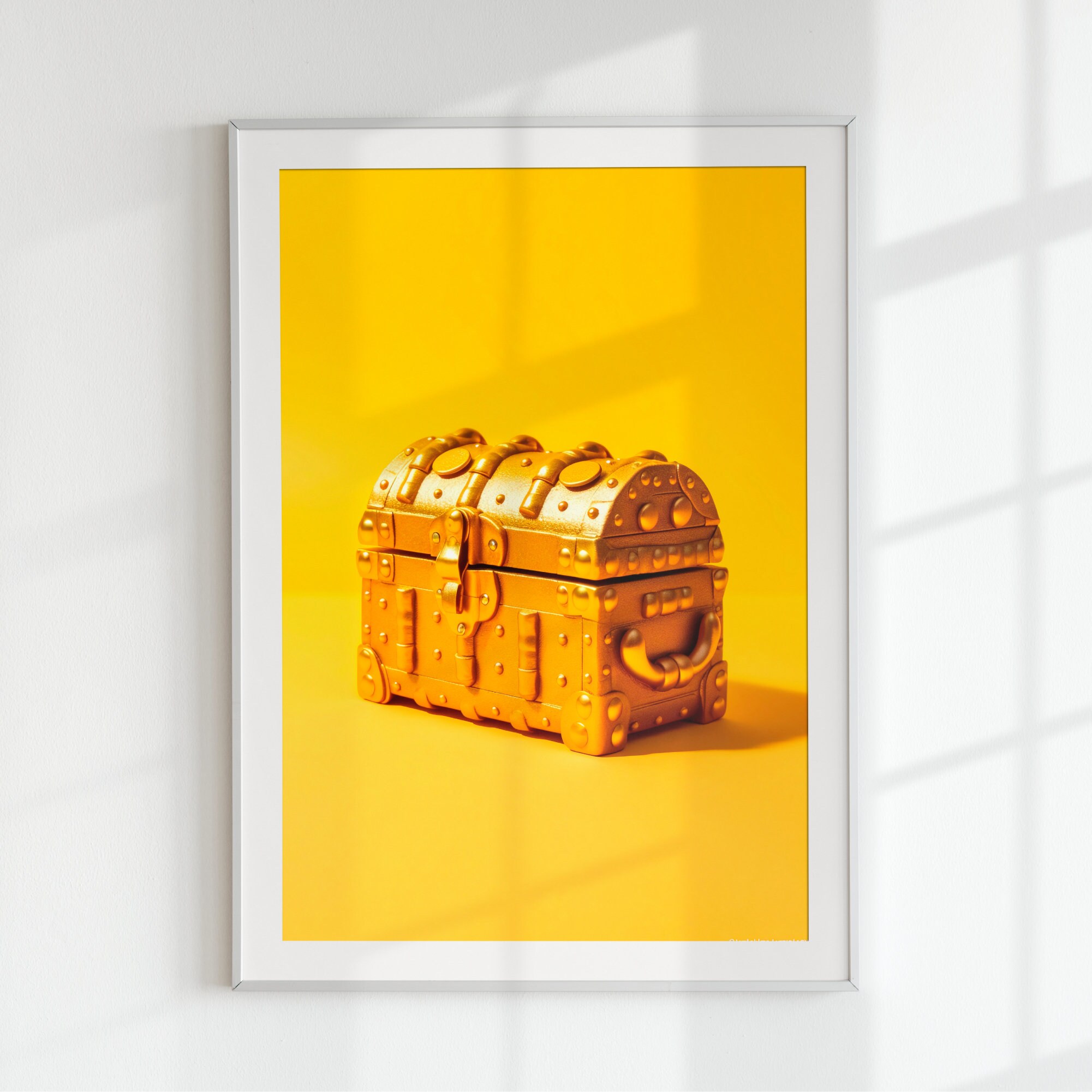 Trip to the Beach V4 Treasure Chest Wall Art Poster Canvas - Etsy