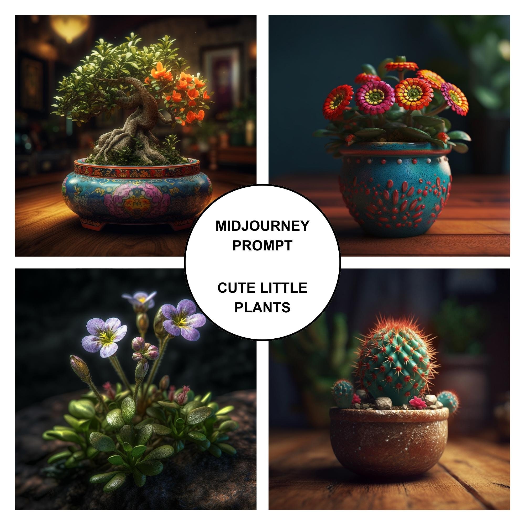 Midjourney Prompt for Cute Little Plants, Midjourney Prompts, AI ...