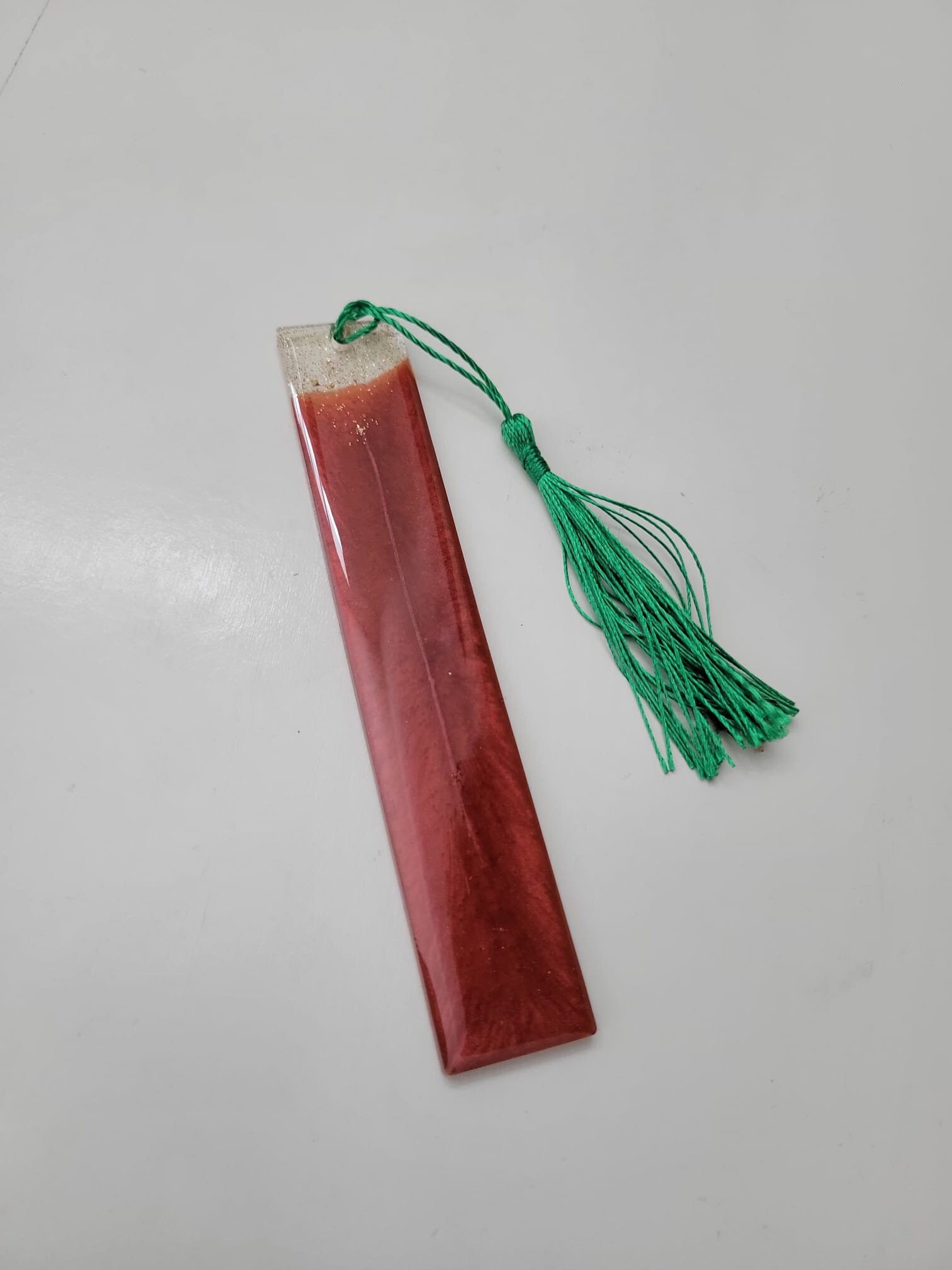 Resin Bookmarks Gold Leaf Two Tone Plain Solid Colors - Etsy