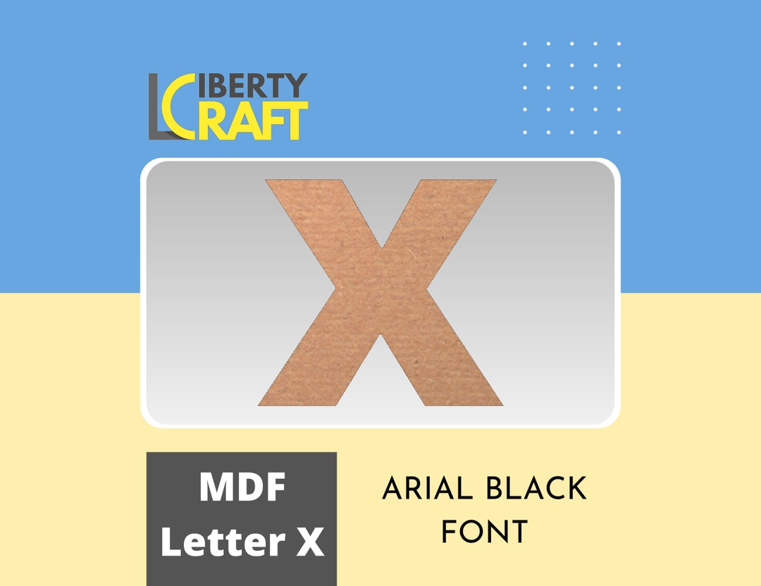 MDF Wood Block Letter X Wood Cutout Letters Unfinished - Etsy