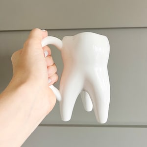 Tooth Vase Tooth Mug Dentist Gift Dental Decor Dental Gift Tooth Pen ...