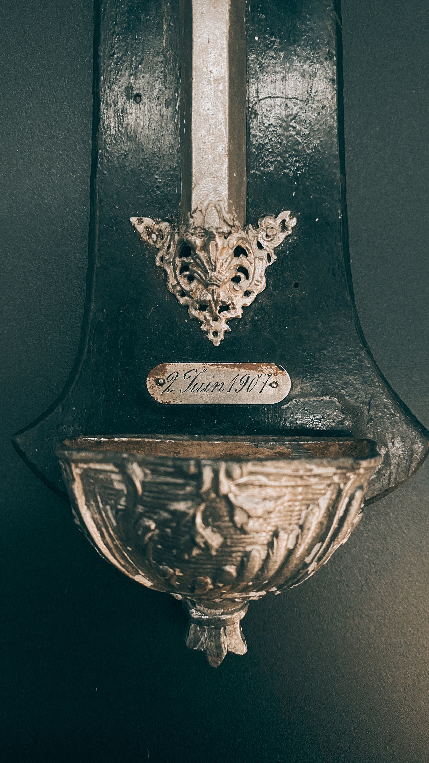 Catholic Holy Water Font Crucifix - Etsy