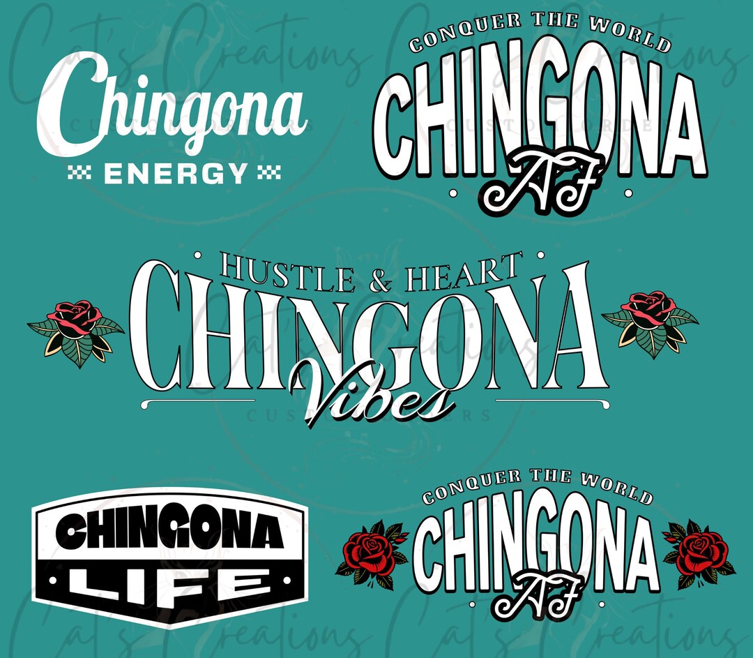 Chingona Bundle - (PNG) Chingona, Chicana, Chicano, Oldies, Summer ...