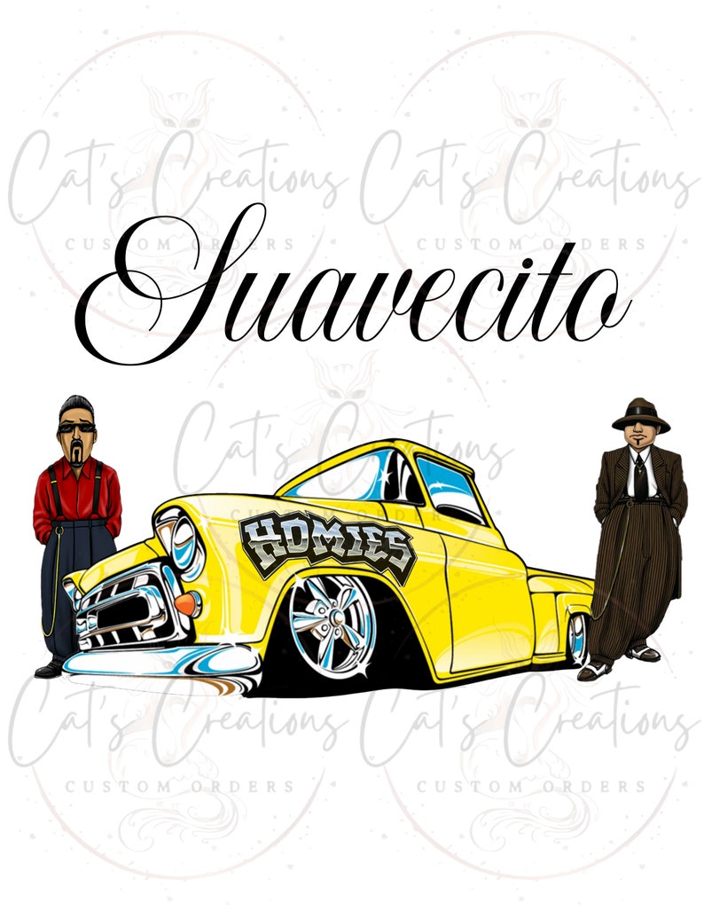 Suavecito Lowrider Art (PNG, SVG) - Etsy