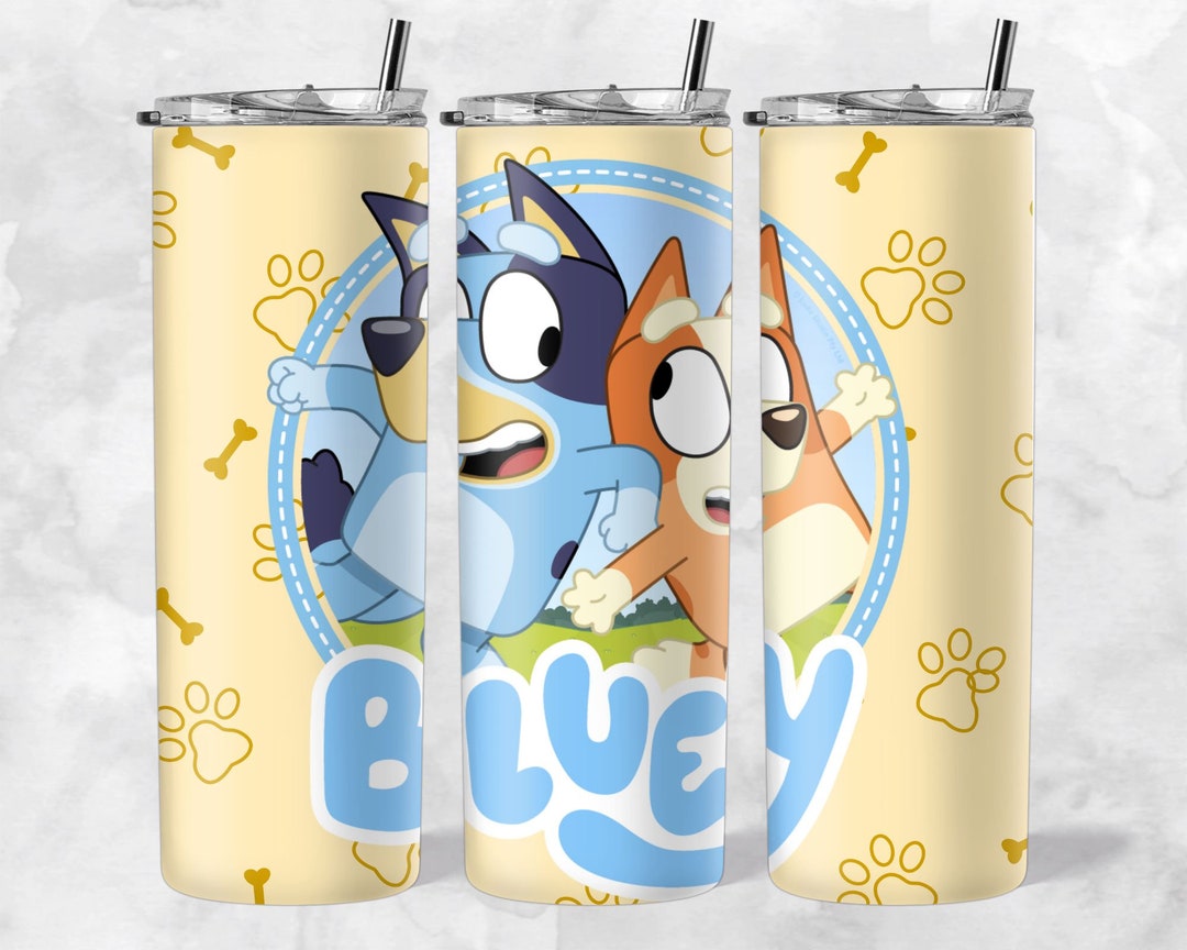 Bluey Tumbler Tumbler Bluey Cup Bluey Bluey Cup With - Etsy