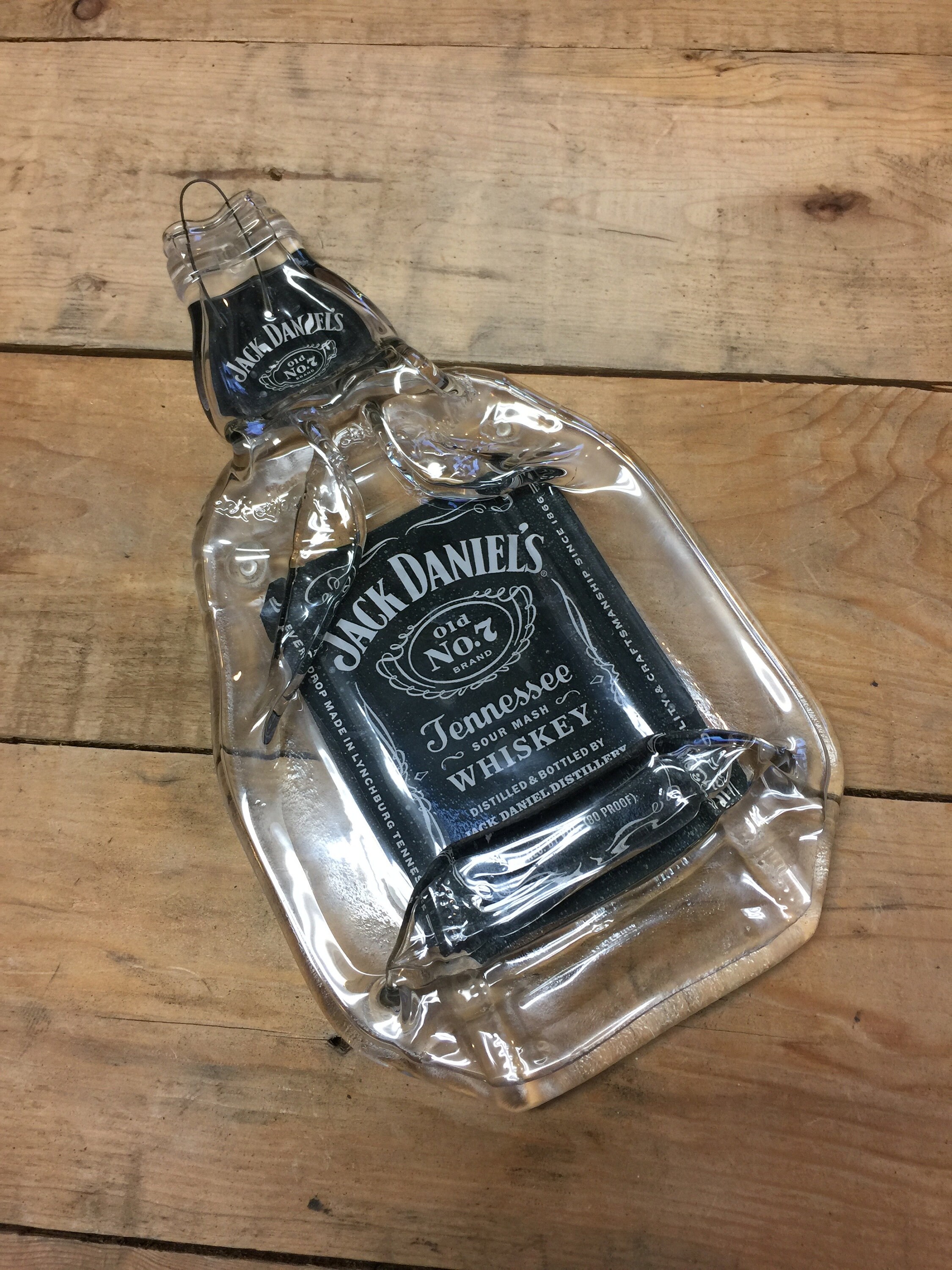 Jack Daniels - Handmade Bottle - Charcuterie Tray - Wall Art or Dish ...