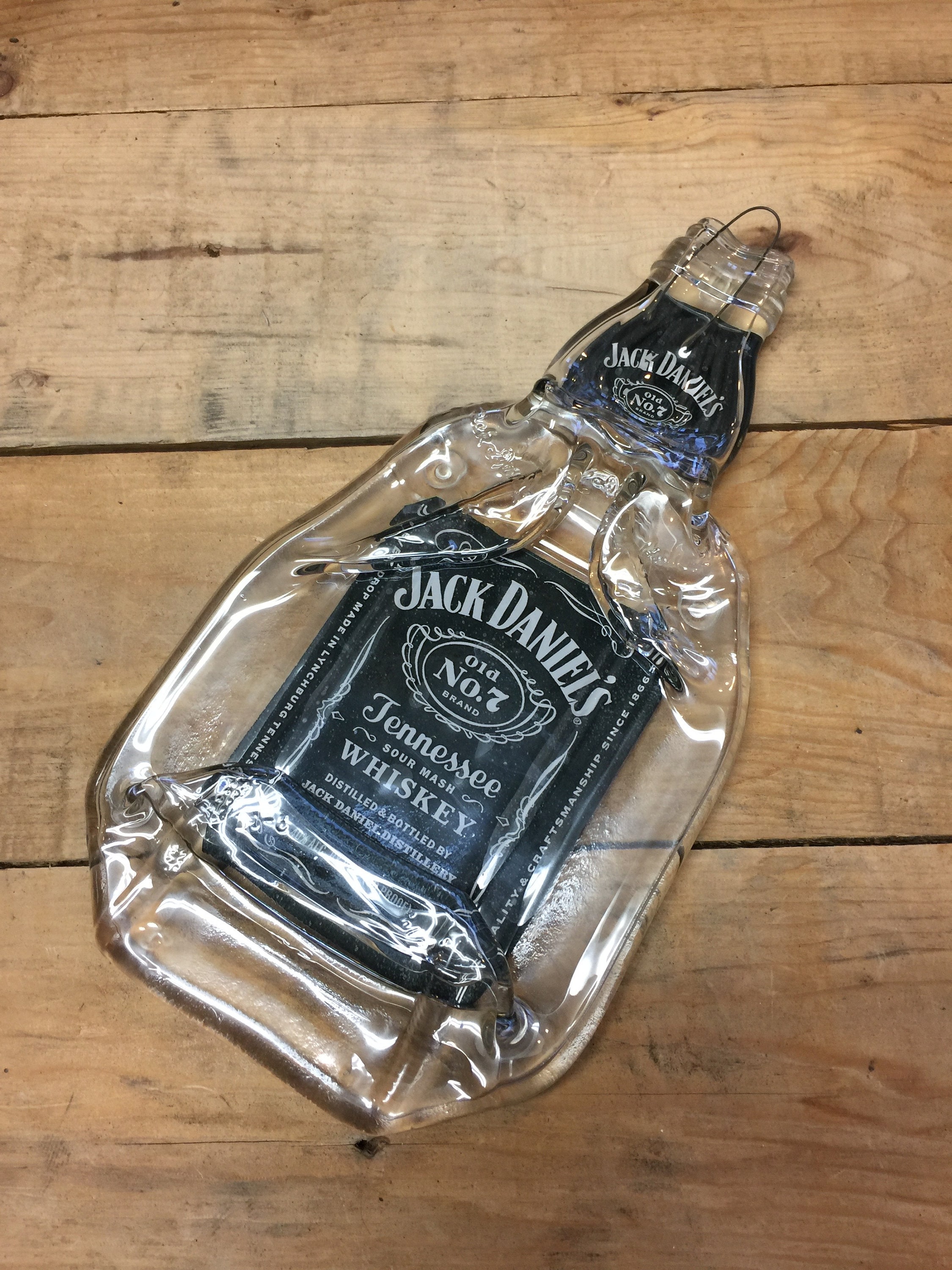 Jack Daniels - Handmade Bottle - Charcuterie Tray - Wall Art or Dish ...