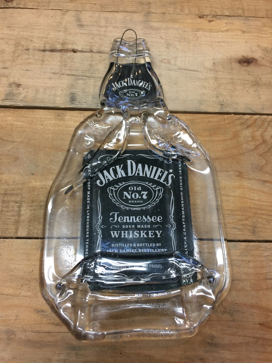 Jack Daniels - Handmade Bottle - Charcuterie Tray - Wall Art or Dish ...