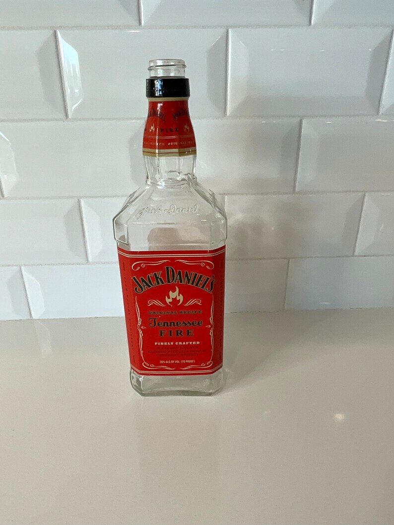 Jack Daniels Red Label Cinnamon EMPTY Bottle 750ml NO CAP - Etsy