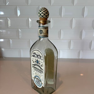 Fortaleza Empty Tequila Bottle 750ml - With Cork Cap - Etsy