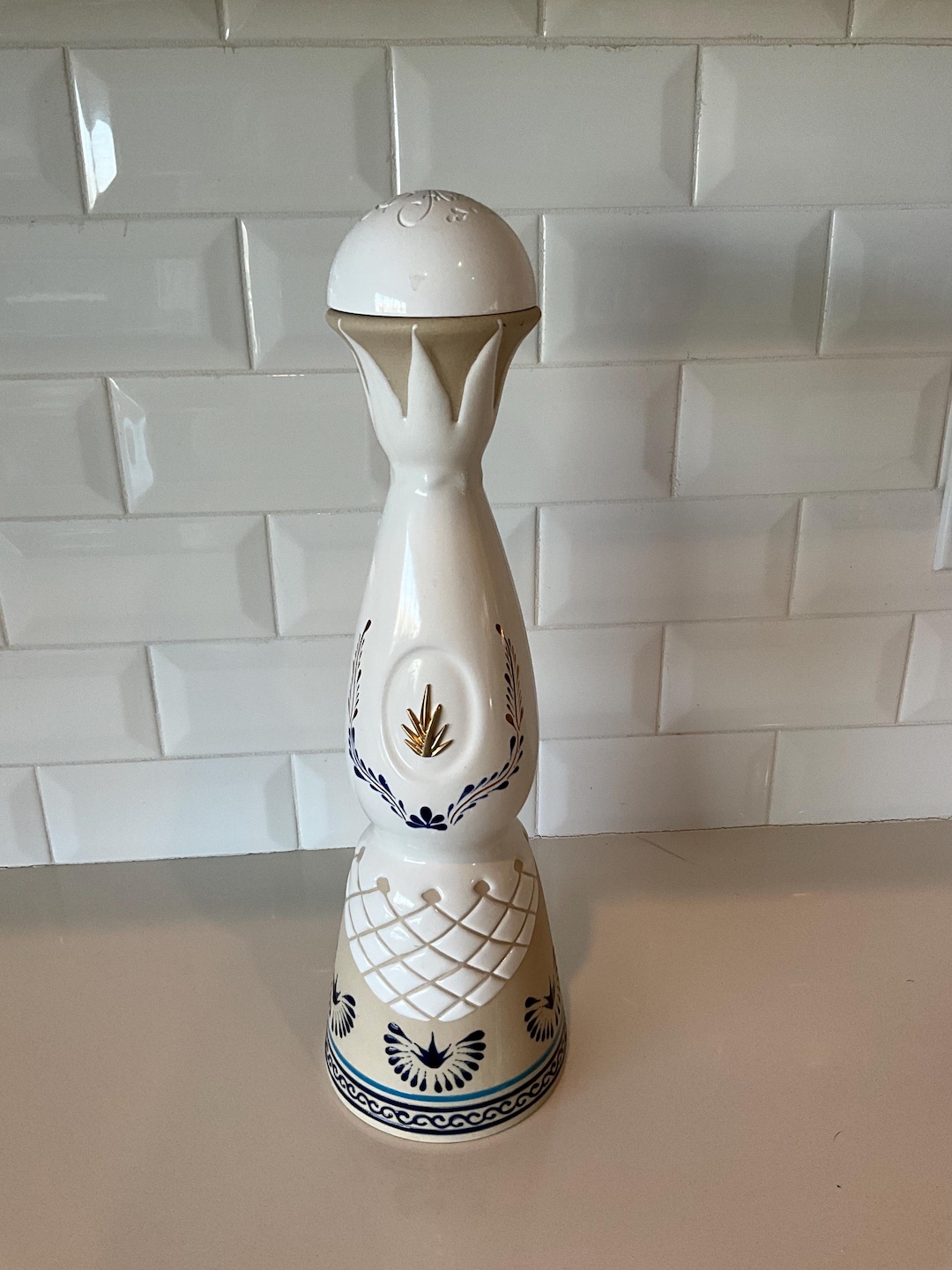 Clase Azul Anejo Tequila Tavalera Pottery Ceramic Bottle Decanter Agave ...