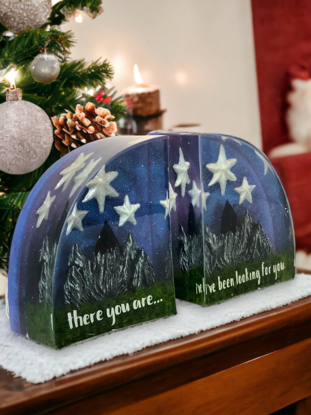 Handmade ACOTAR Bookends LED Lighted Velaris/night Court - Etsy Australia