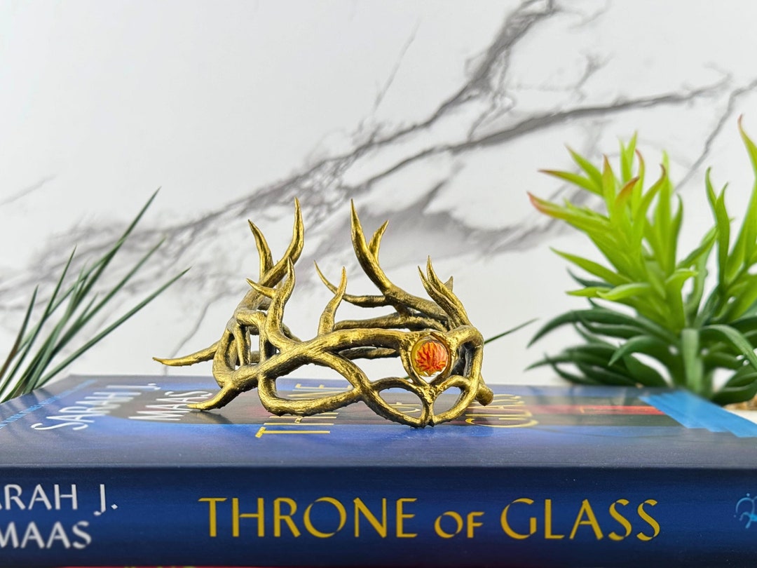 Throne of Glass Aelin Galathynius Crown Bookshelf/ Book Nook Decor ...