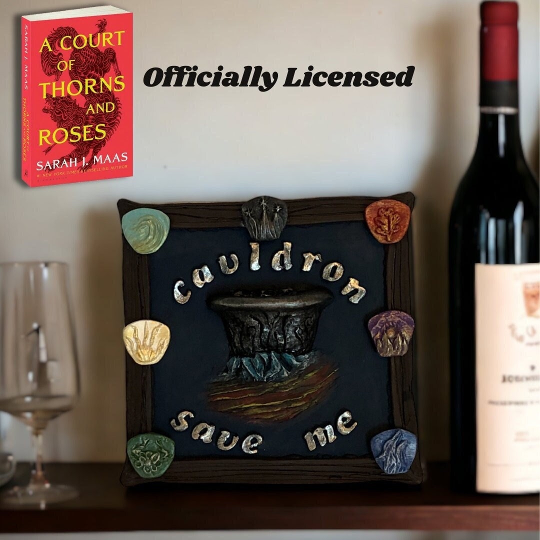 ACOTAR Art Home Decor Cauldron Save Me Plaque/wall Hanging - Etsy