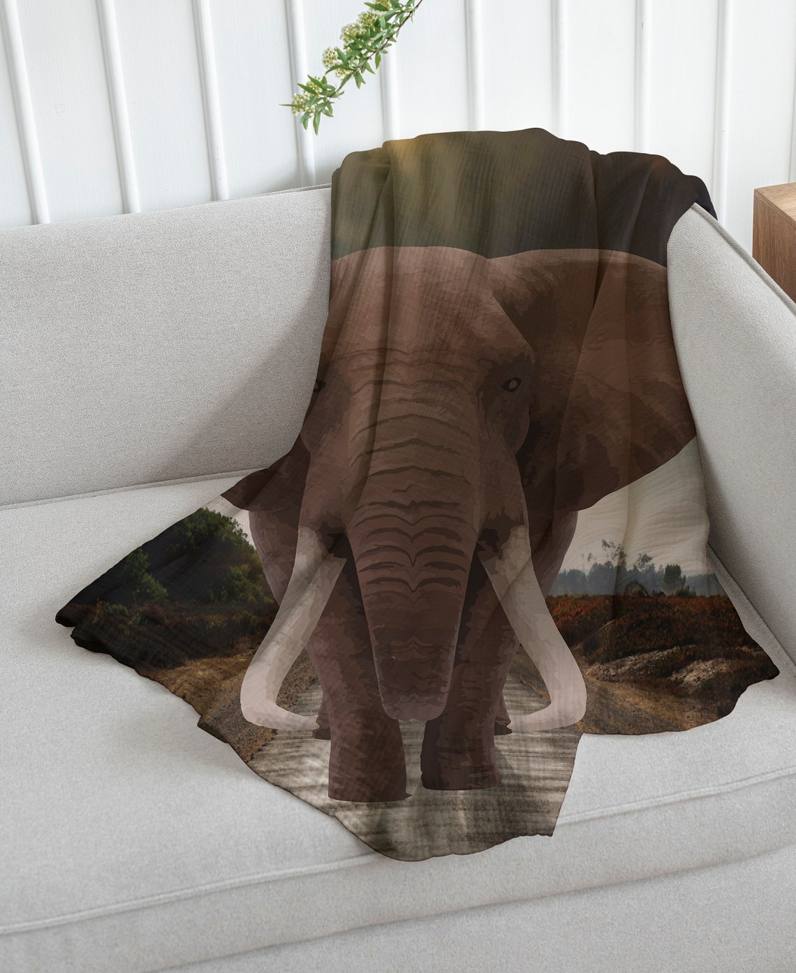Elephant Blanket - Elephant Trow Blanket - Elephant Fleece Blanket ...