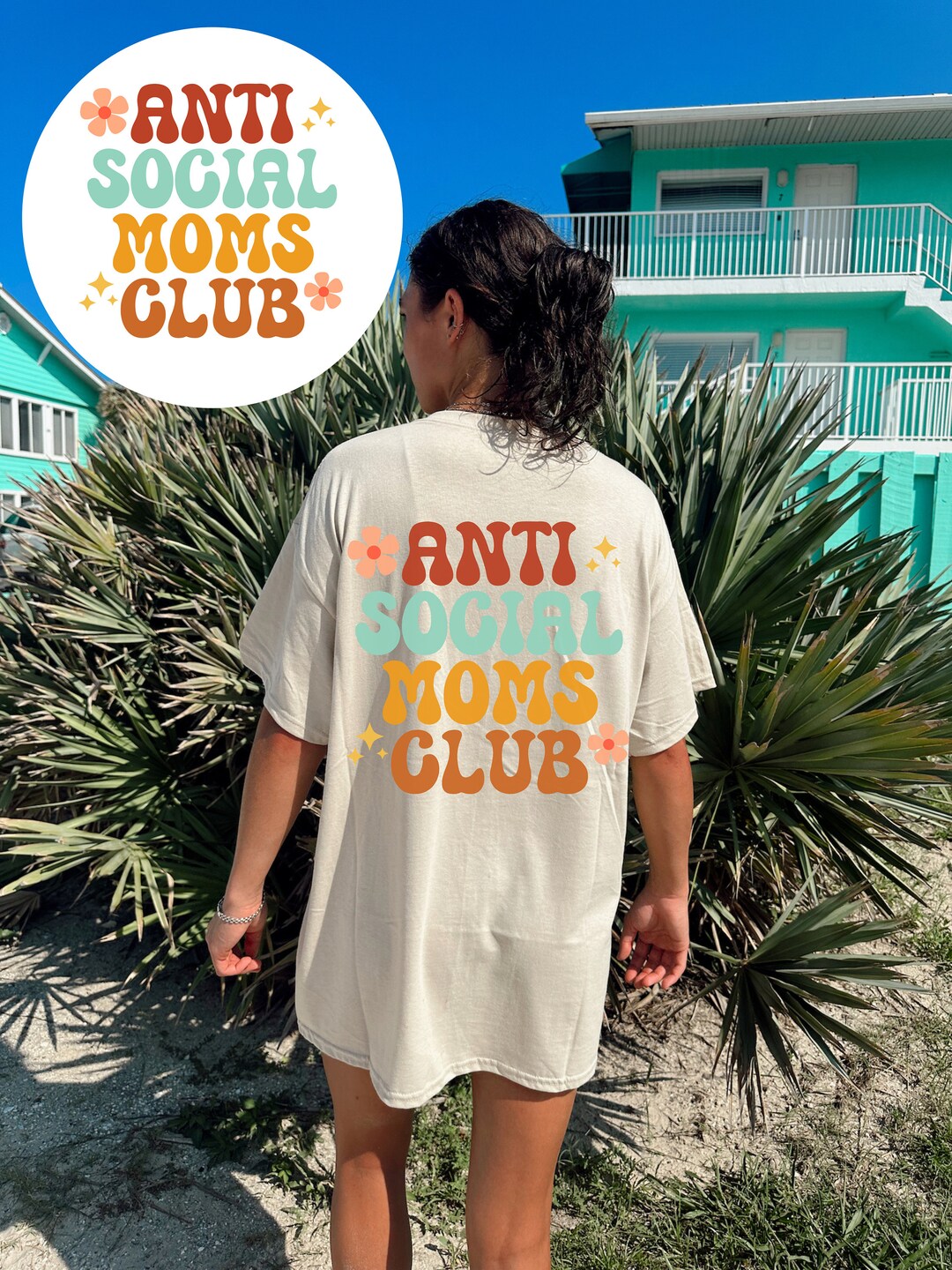 Anti Social Moms Club PNG - Etsy