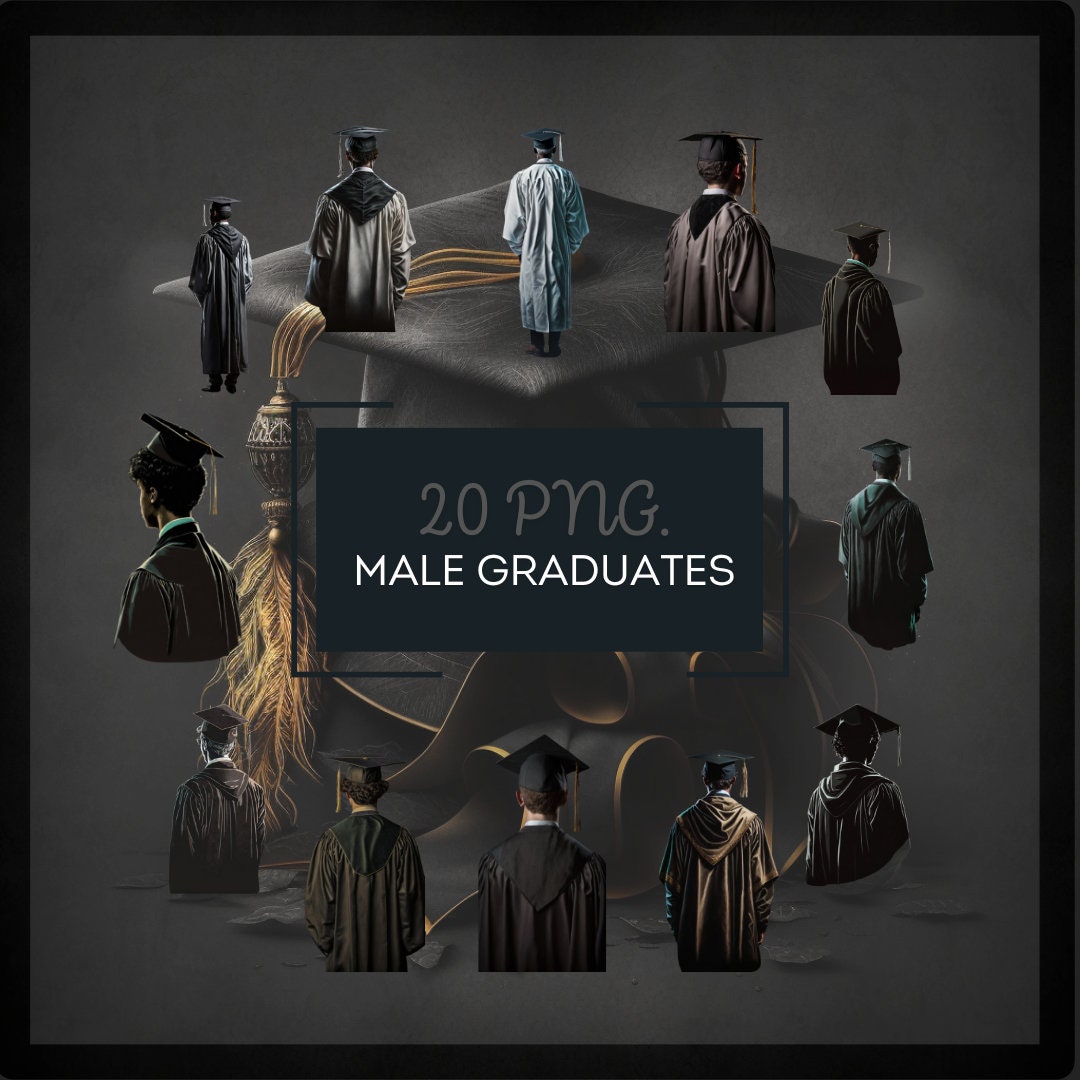 Male Graduates Clip Art,graduation Clipart,-graduation Designs With ...