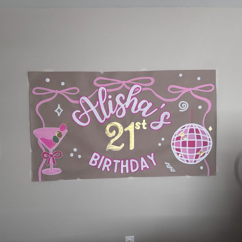 Painted Brown Paper Signs - Etsy