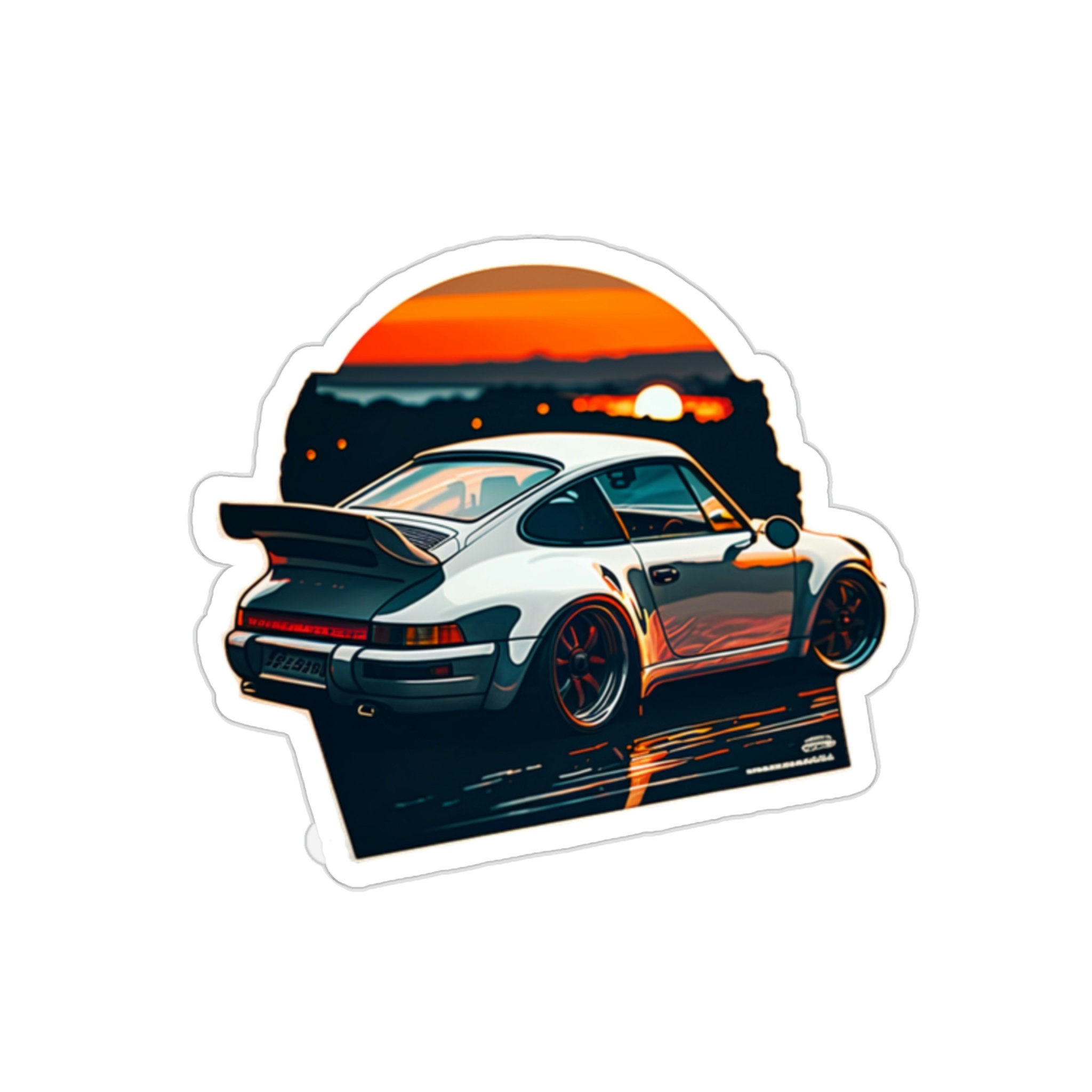 Porsche 911 964 Vinyl Cut Sticker - Etsy