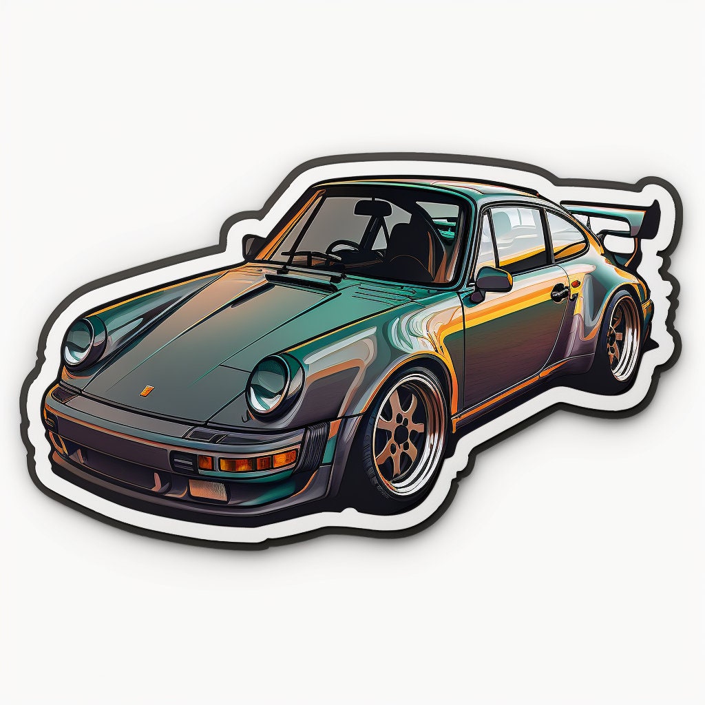 Porsche 911 Vinyl-cut Sticker - Etsy
