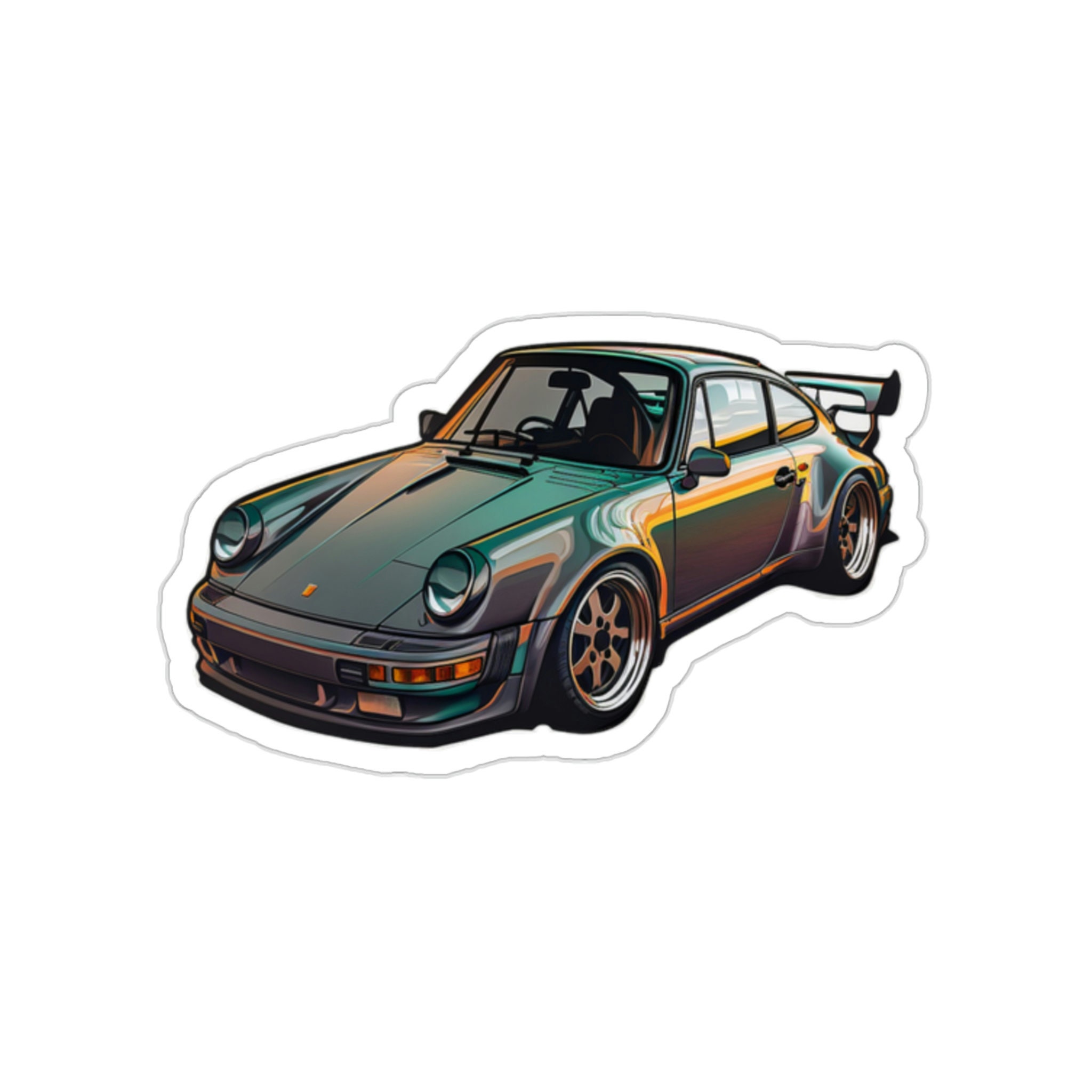 Porsche 911 Vinyl-cut Sticker - Etsy