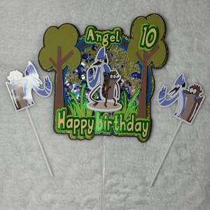 Regular Show Cake Topper - Etsy