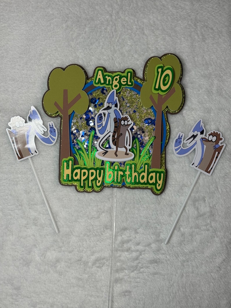 Regular Show Cake Topper - Etsy