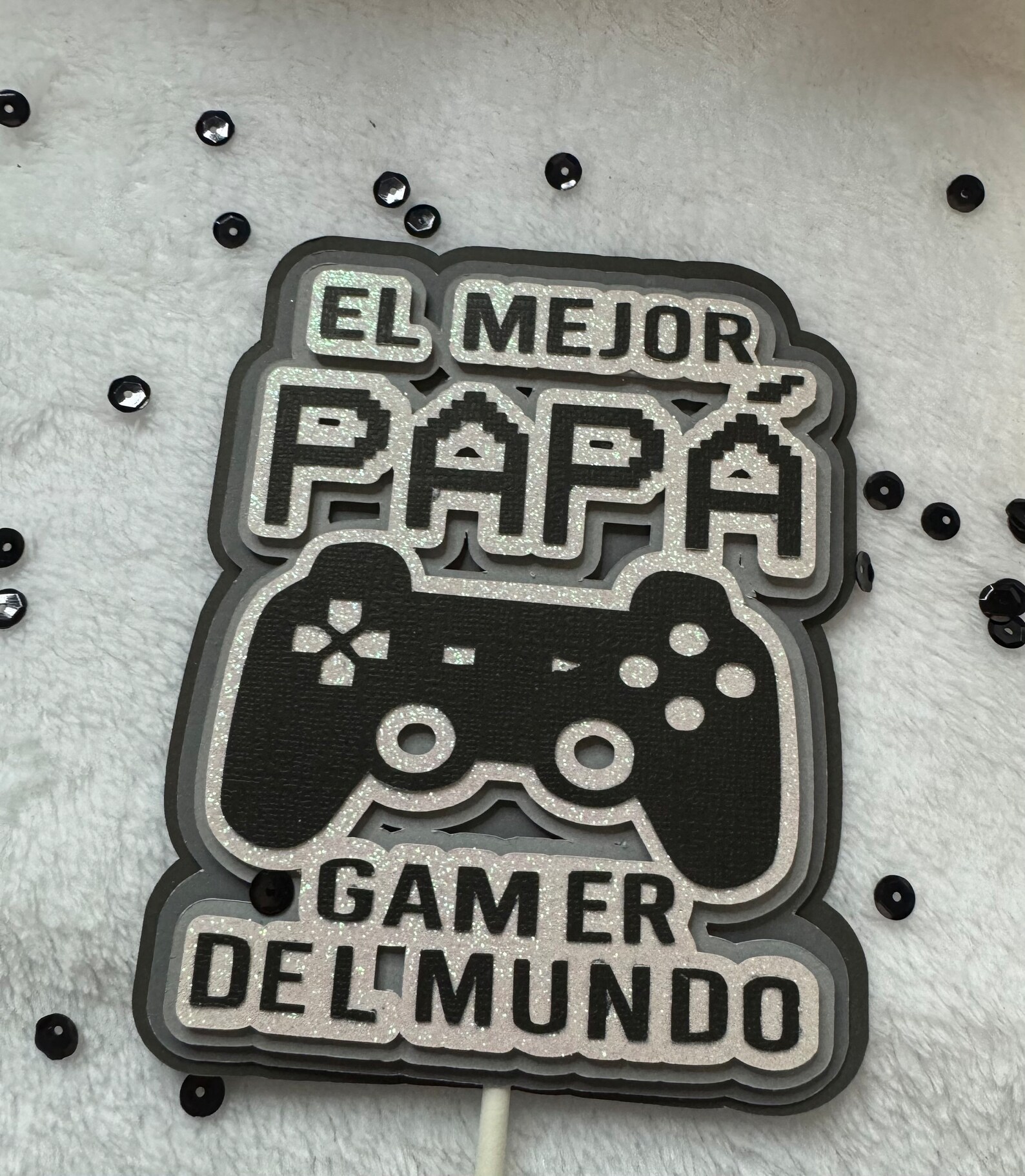 Father Gamer’s Cake Topper - Etsy